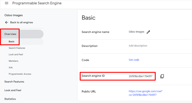 Product images with Google Images — Odoo 16.0 documentation