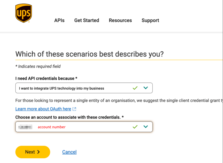 UPS integration — Dokumentasi Odoo 17.0