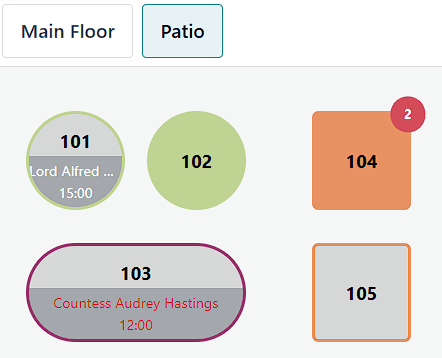 Floors and tables — Odoo 18.0 documentation