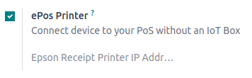 ePOS printers — Odoo saas-18.4 documentation