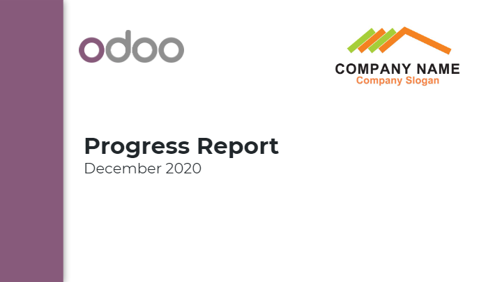 TEMPLATE - Progress Report | Odoo