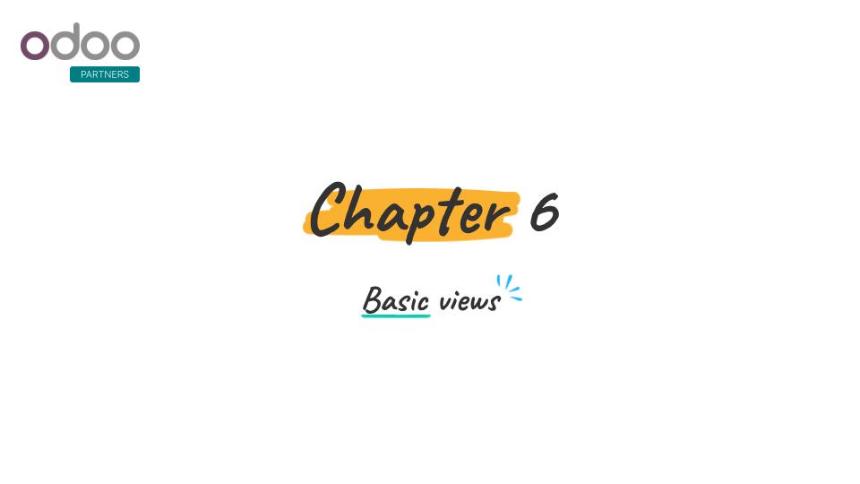 Basic Views | Odoo