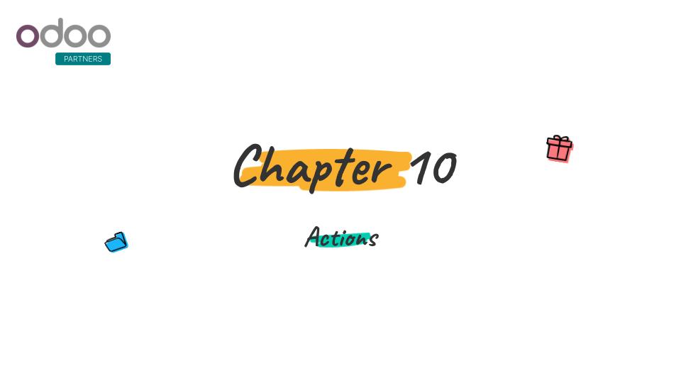 Actions basics | Odoo