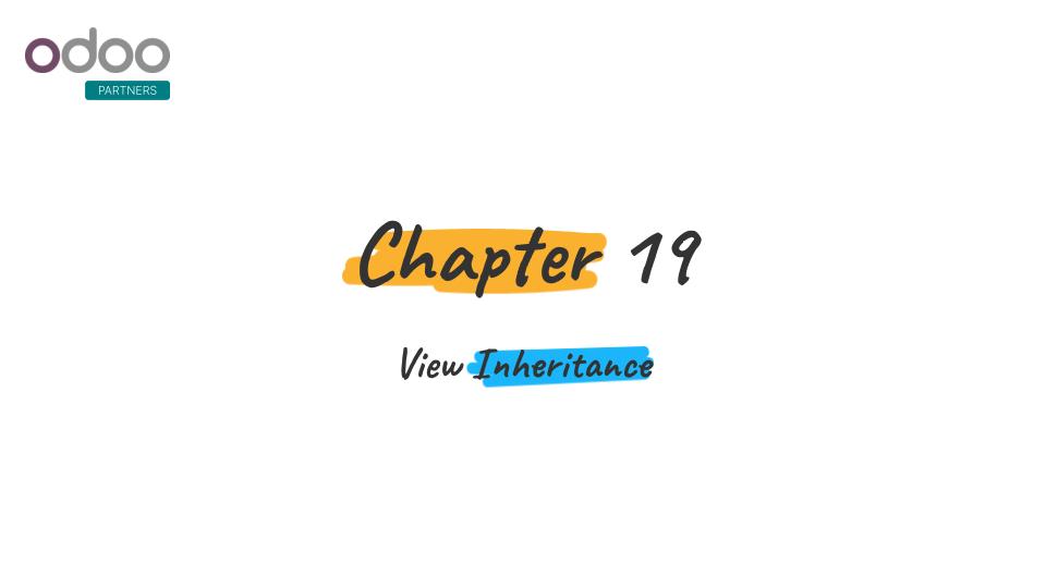View Inheritance Introduction | Odoo