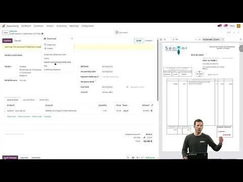 18. Accounts Payable - Credit note - Correction | Odoo